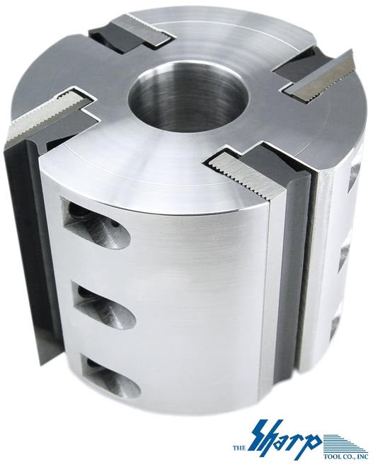 Corrugated Straight Bore Moulder & Shaper Heads – Sharp Tool Co.