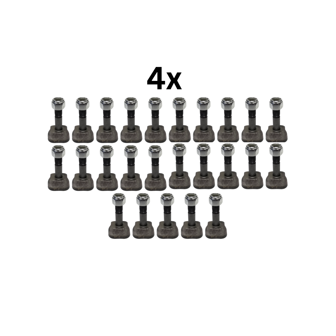 100-PACK Aftermarket Stump Grinder Teeth Compatible with Vermeer® Yell ...